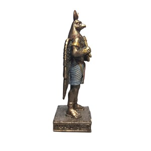 Ra Statue Egyptian God Mini Resin Bronzed Sculpture - Etsy