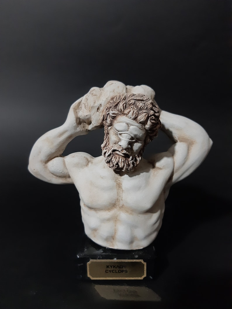 Cyclops Statue Greek Mythology Monster Handmade Figurine - Etsy
