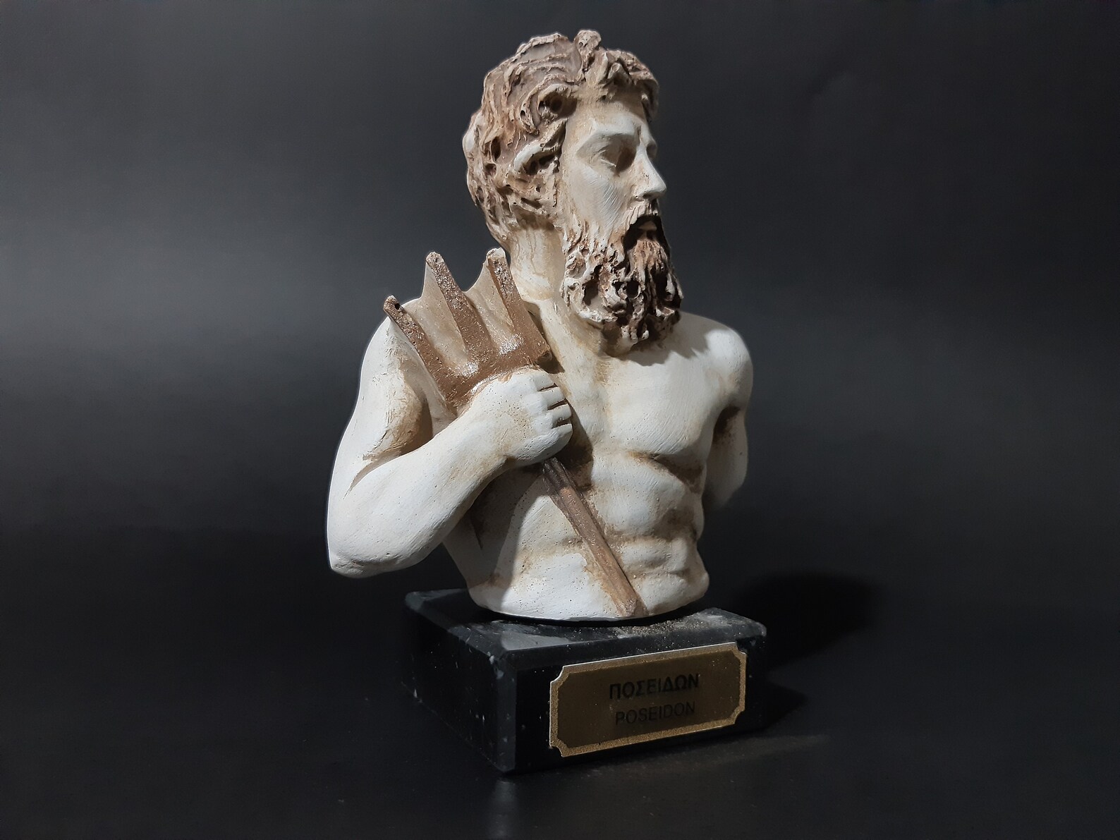 Zeus Statue Greek Mythology God Handmade Bust Head Sculpture - Etsy