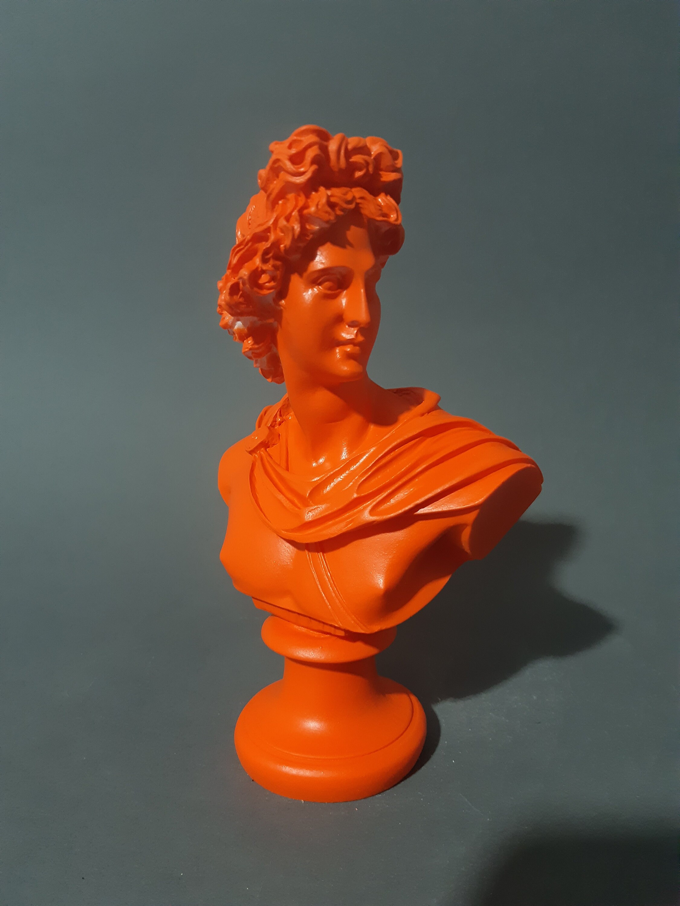 Apollo Statue Greek Head Bust Handmade Alabaster Sculpture | Etsy