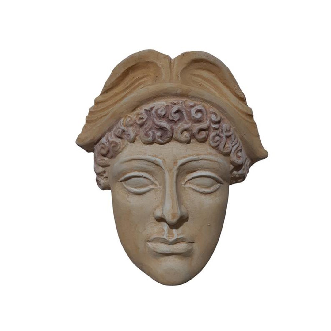 Hermes Greek God Wall Mask Sculpture Alabaster Handmade Statue 18cm - Etsy