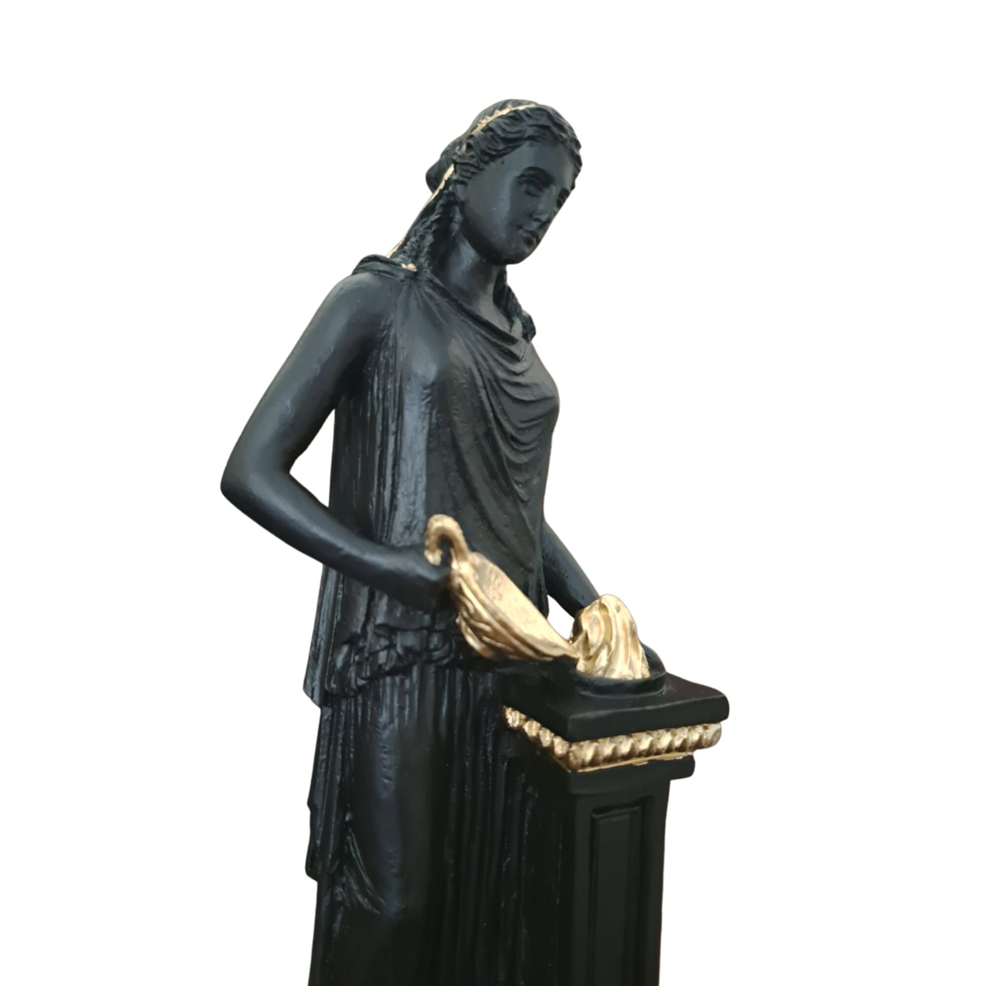Hestia Goddess Statue Greek Sculpture Made of Alabaster - Etsy