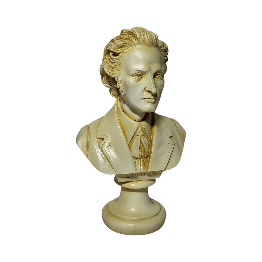 Chopin Bust Statue Musician Sculpture 16cm - Etsy