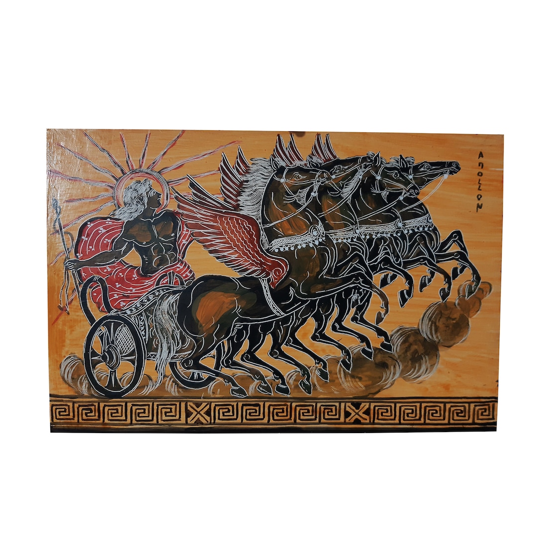 Apollo Greek God Chariot Drawing