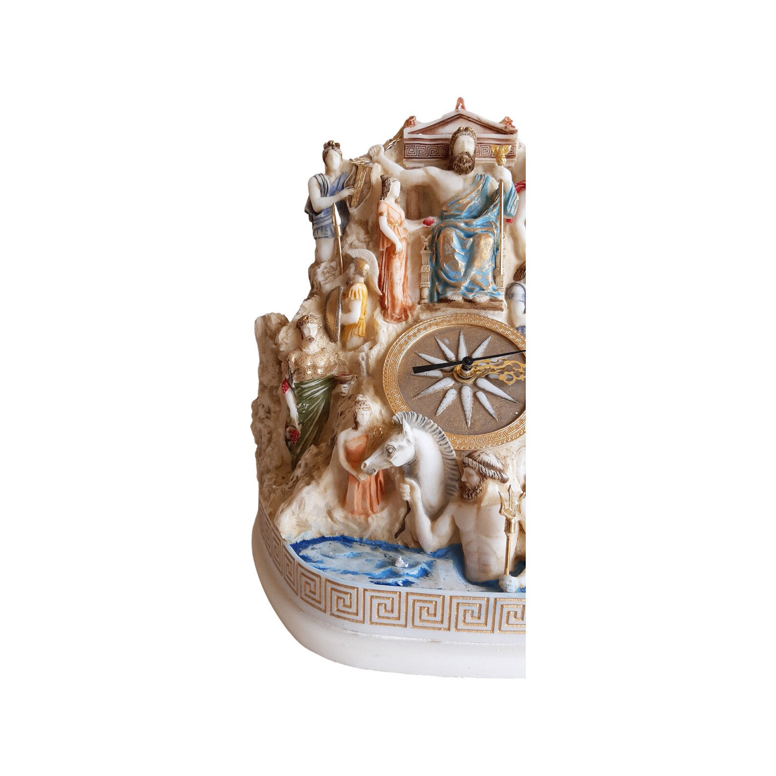 Set 12 Olympian Gods Sculpture Clock Greek Handmade - Etsy