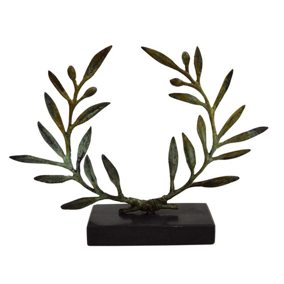 Bronze Olive Branch Sculpture Greek Handmade Home Decor Art - Etsy