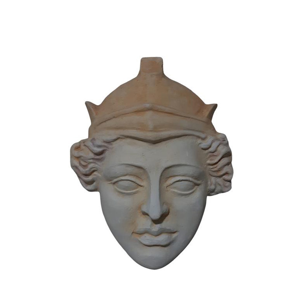 Athena Greek Goddess Wall Mask Sculpture Alabaster Handmade Statue 18cm ...