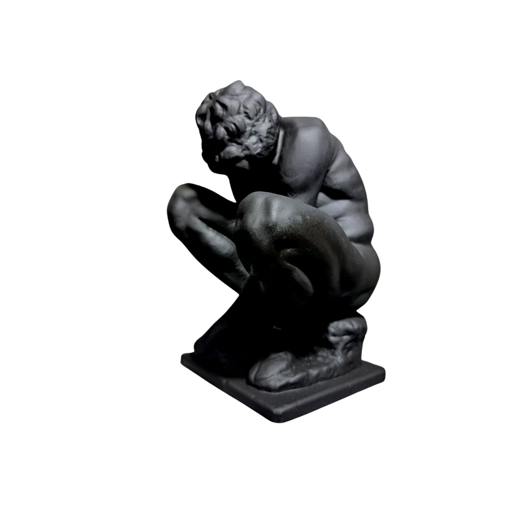 Crouching Boy by Michelangelo Statue Exact Copy Sculpture - Etsy UK