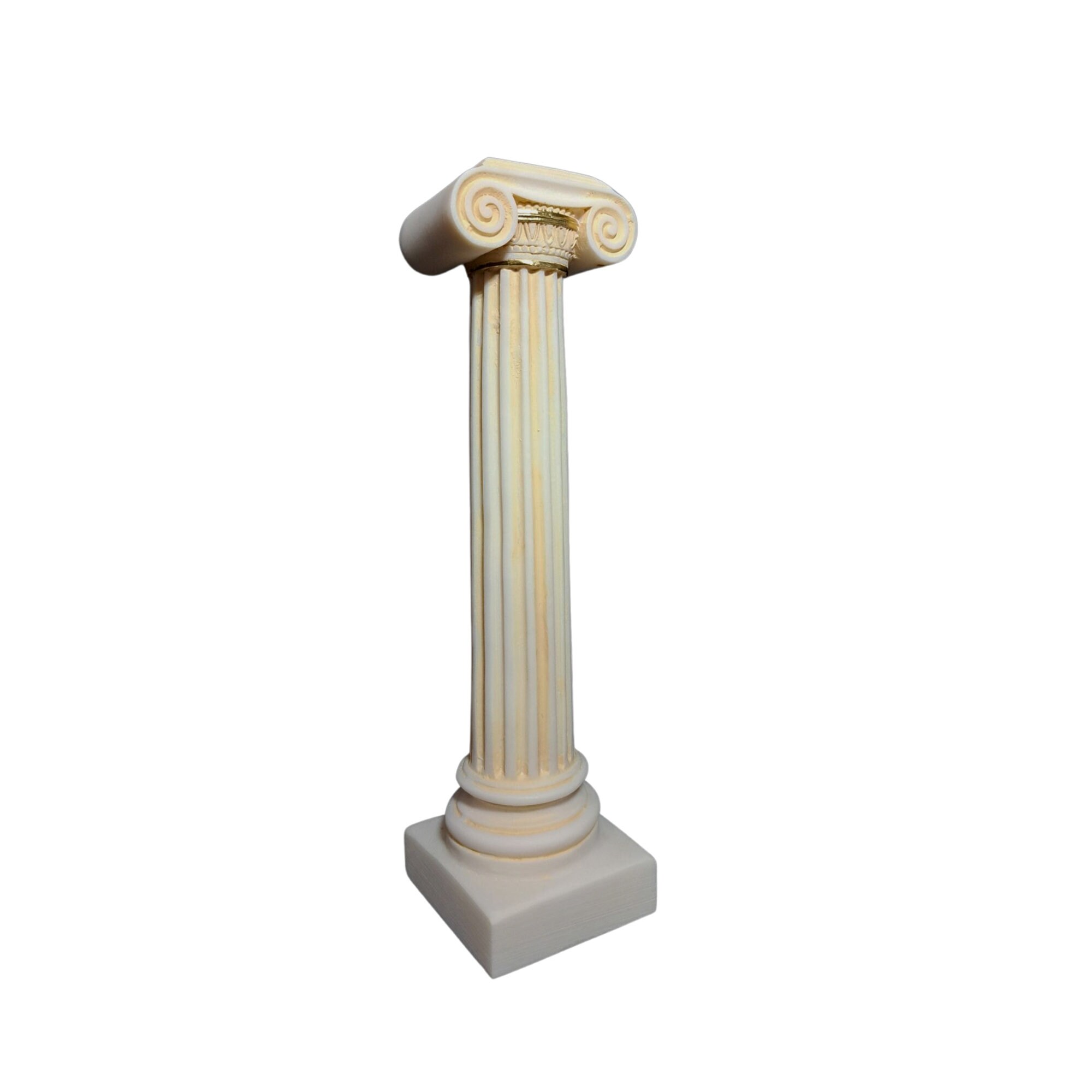 Ancient Greek Ionic Order Column Sculpture Handmade Alabaster - Etsy