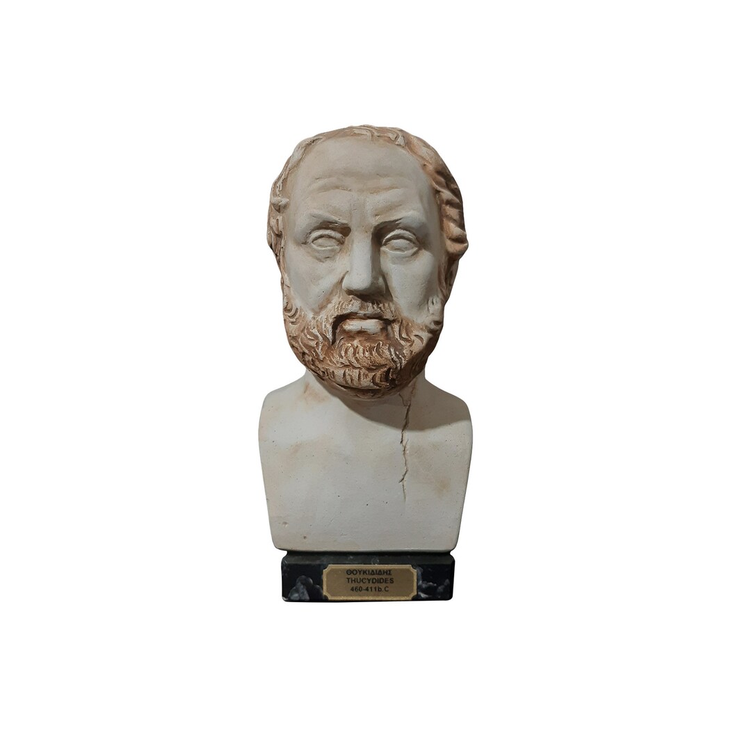 Thucydides Statue Bust Head Greek Historian Handmade Sculpture - Etsy ...