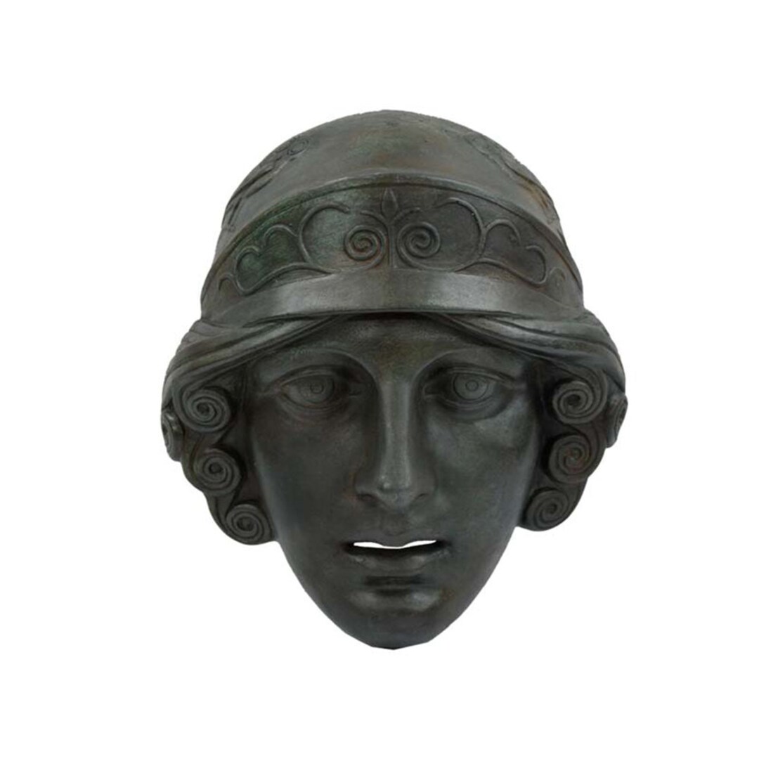 Athena Greek Goddess Head Wall Mask Sculpture Greek Roman Mythology ...