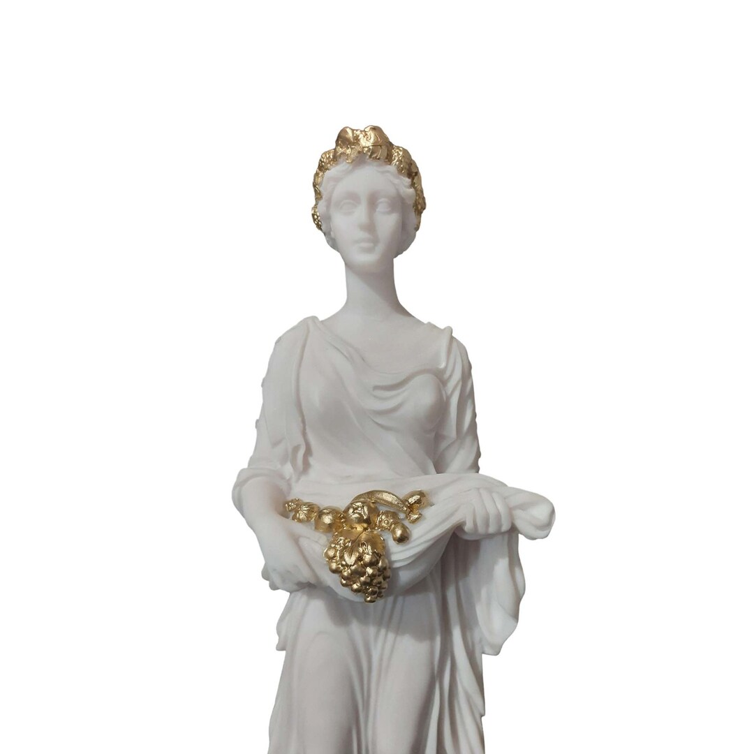 Demeter Goddess Statue Ancient Greek Mythology Sculpture Made of ...
