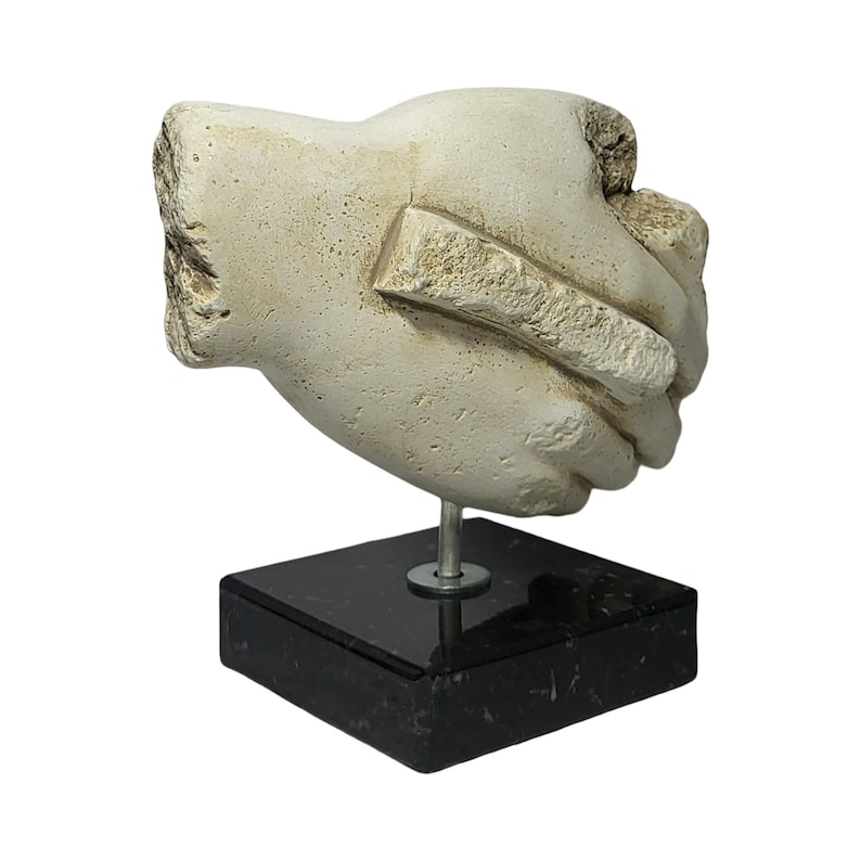 Ancient Greek Handshake Sculpture Symbol of Unity Friendship Loyalty - Etsy