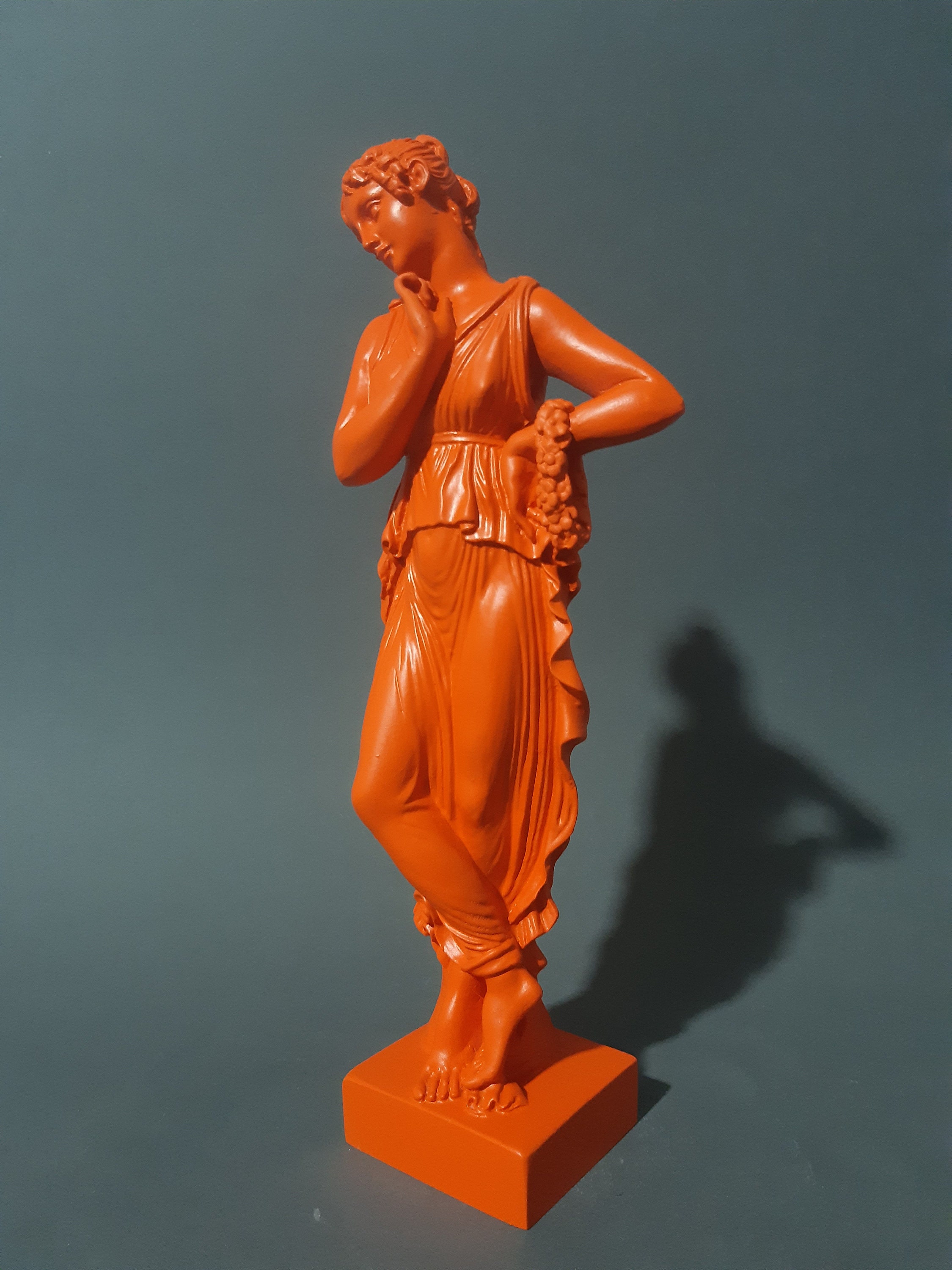 Persephone Goddess Statue Greek Mythology Alabaster Handmade | Etsy