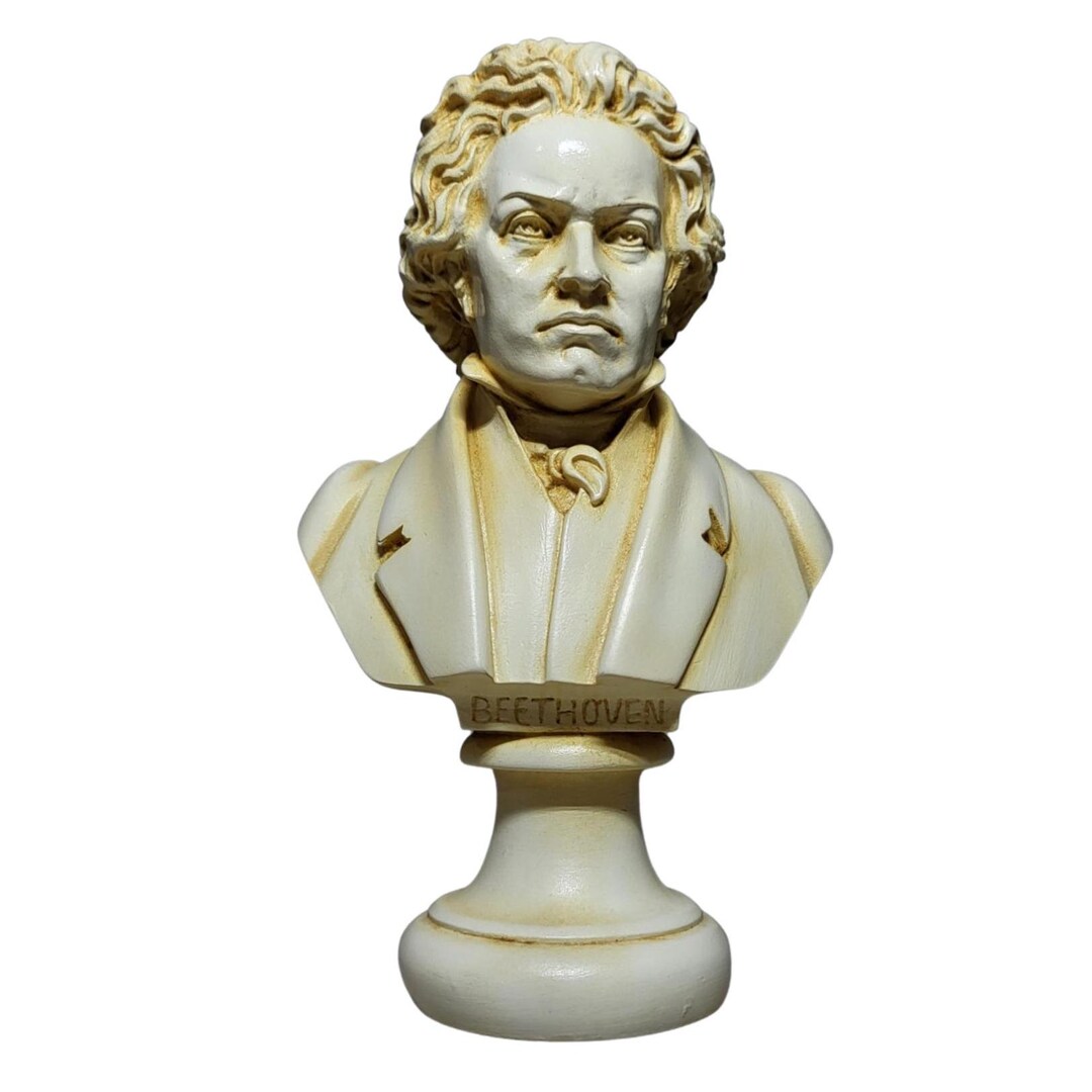 Beethoven Bust Statue Musician Sculpture 14.50cm - Etsy