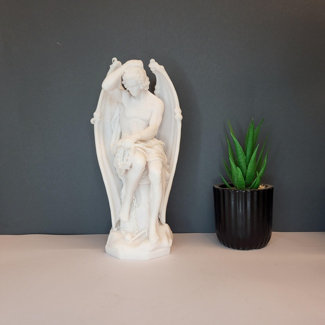 Lucifer Statue Devil Demon Sculpture 23cm - Etsy