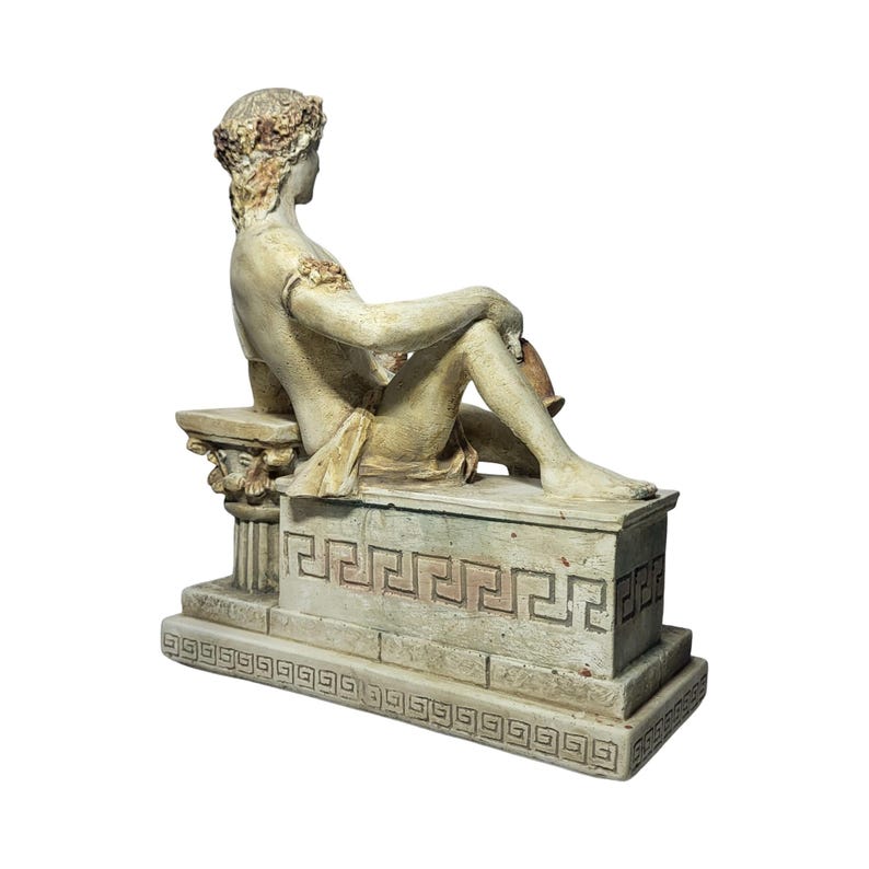 Dionysus Greek God Patina Plaster Statue Ancient Greece Sculpture ...