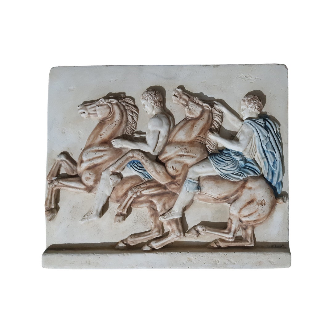 Parthenon Frieze Riders Acropolis Replica Wall Sculpture - Etsy