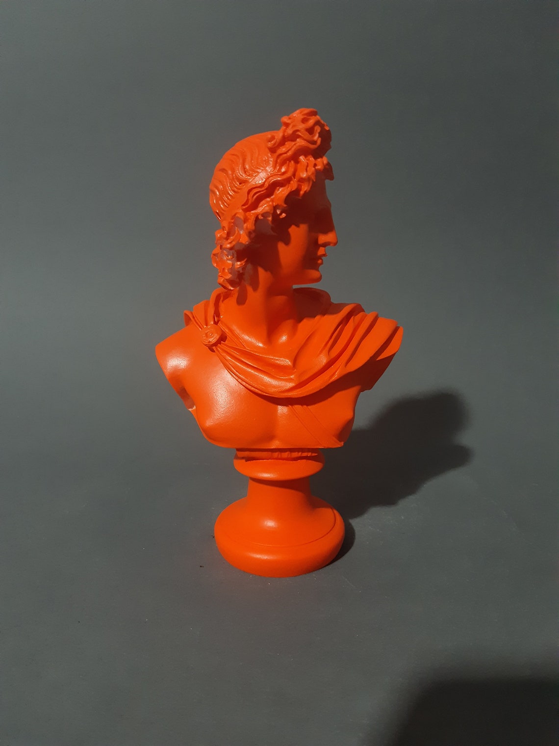 Apollo Statue Greek Head Bust Handmade Alabaster Sculpture - Etsy