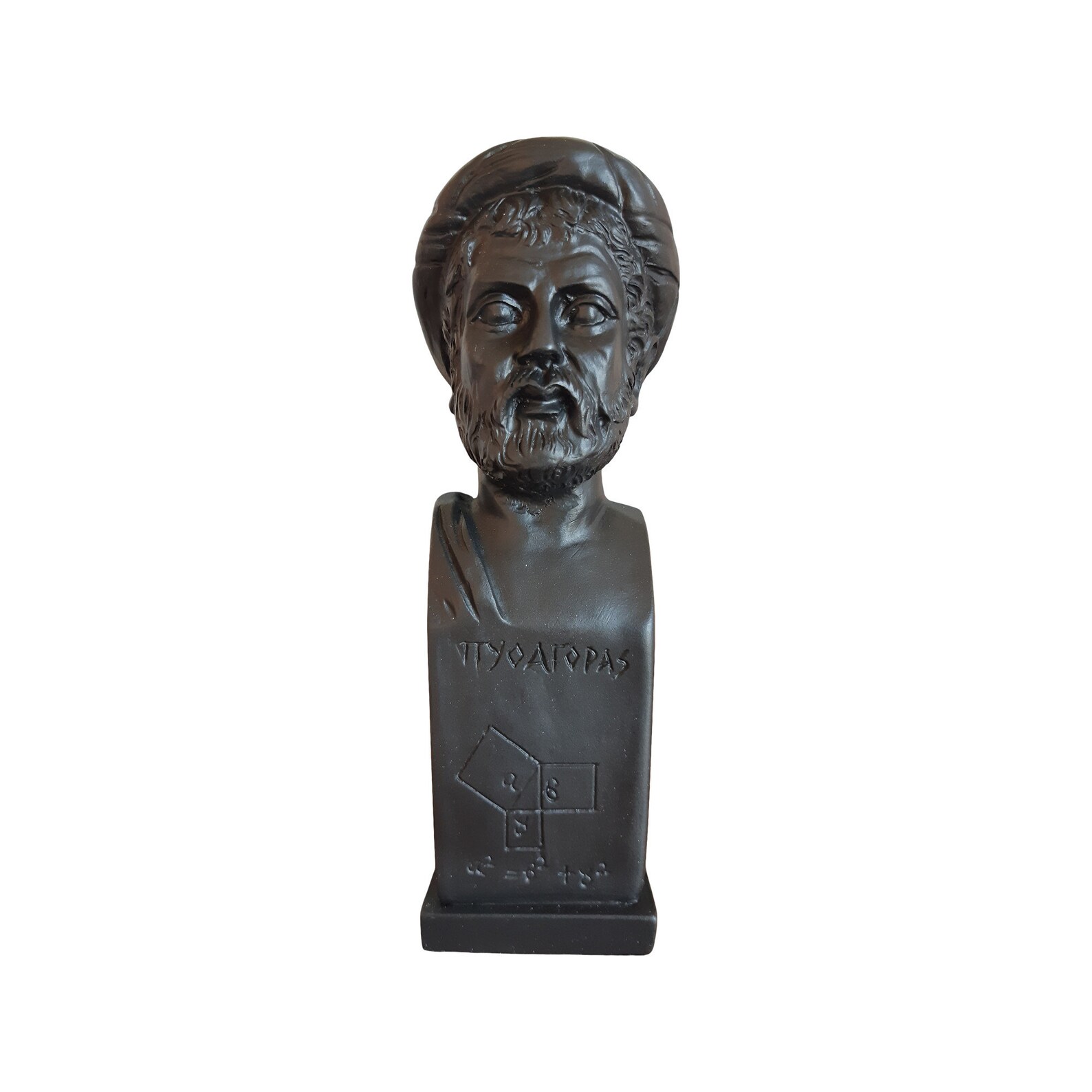 Pythagoras Greek Philosopher Bust Head Sculpture Ancient Greek - Etsy