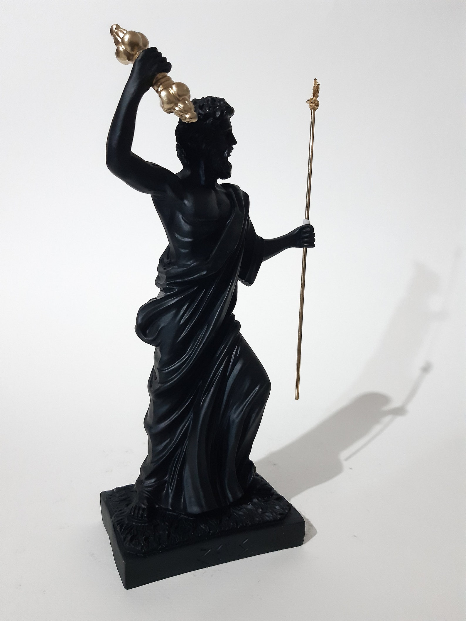 Greek Roman God Zeus Statue Ancient Mythology Handmade | Etsy