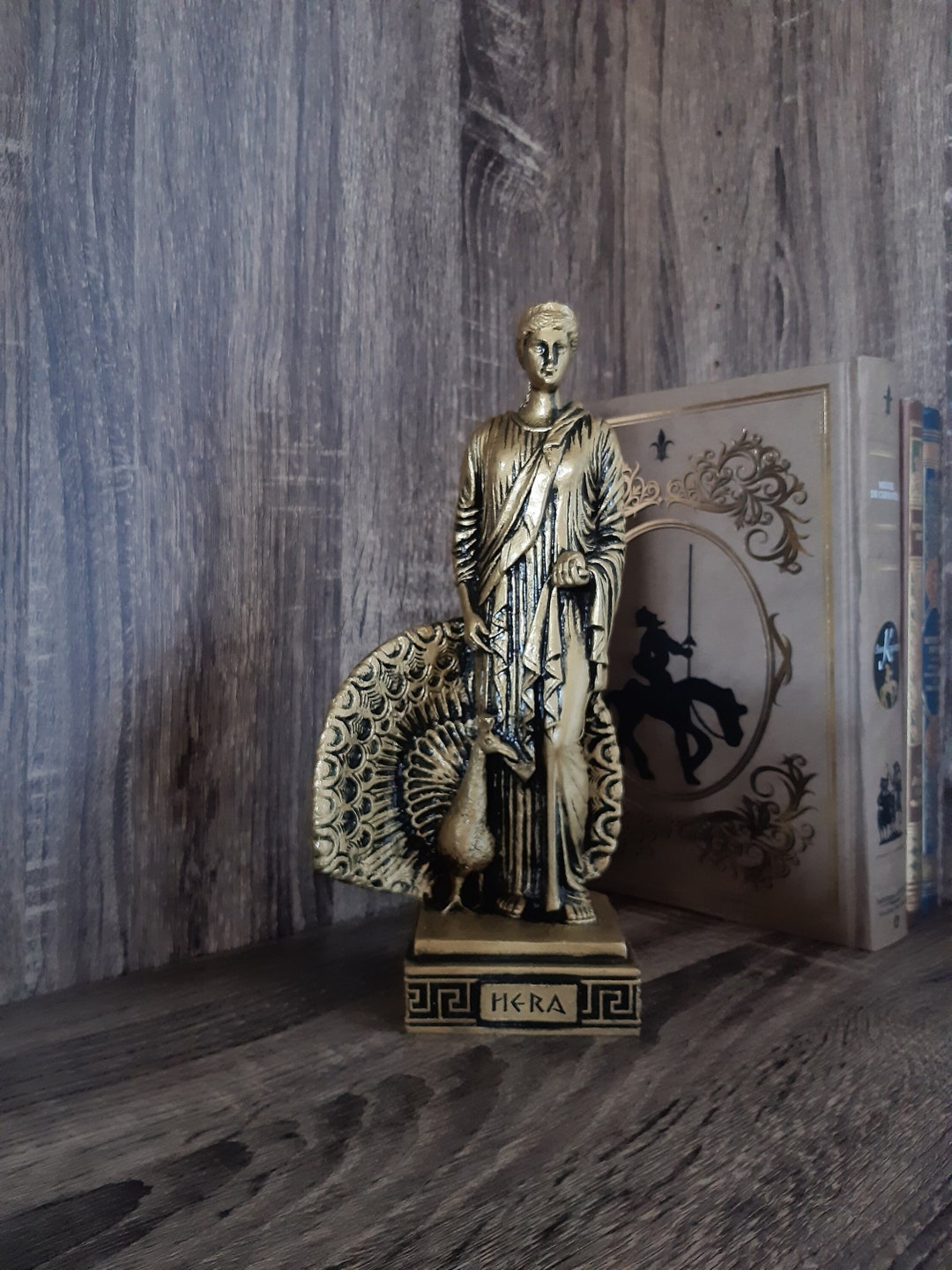 Hera Statue Greek Roman Mythology Goddess Sculpture Gold Color - Etsy