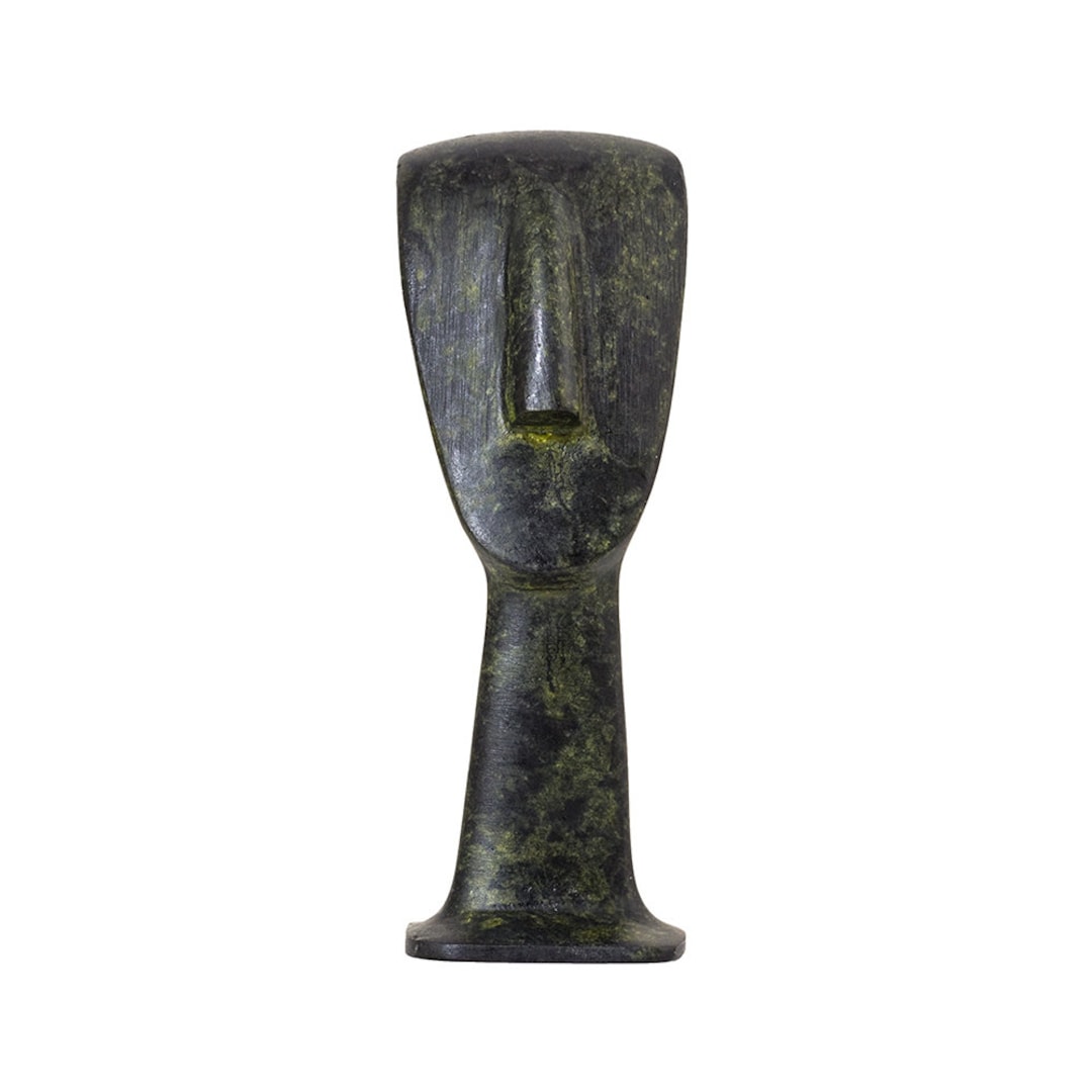 Bronze Cycladic Head Idol Sculpture Ancient Greek Handmade Replica ...