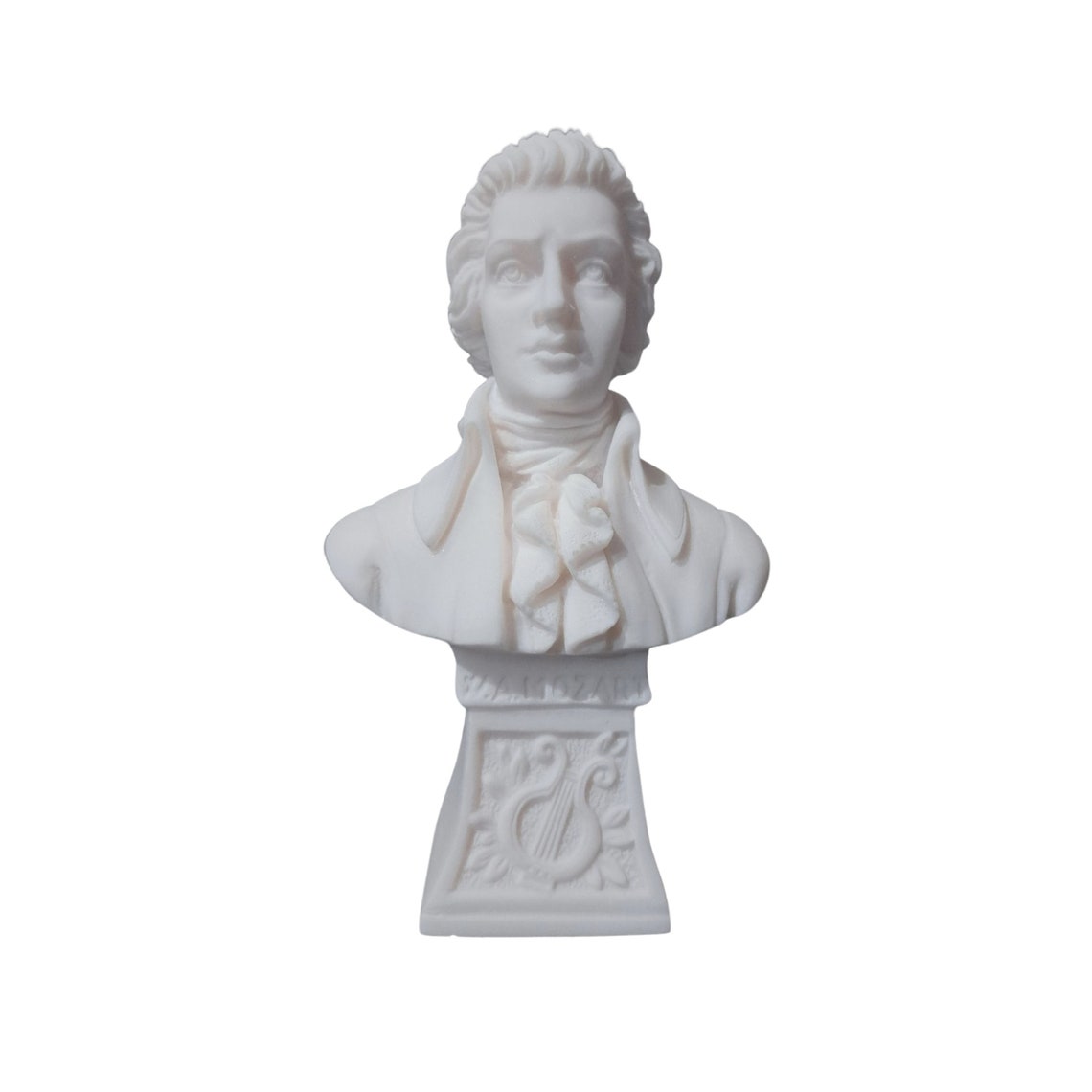 Wolfgang Amadeus Mozart Musician Bust Statue Made of Alabaster - Etsy