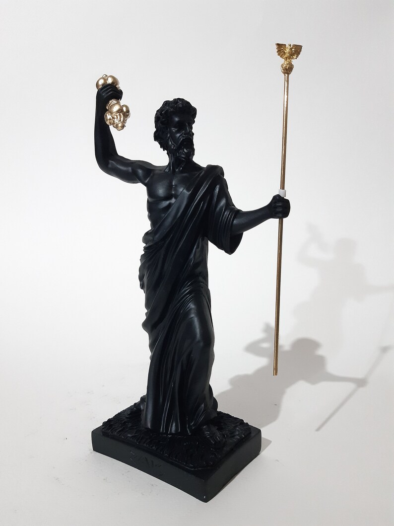 Greek Roman God Zeus Statue Ancient Mythology Handmade | Etsy