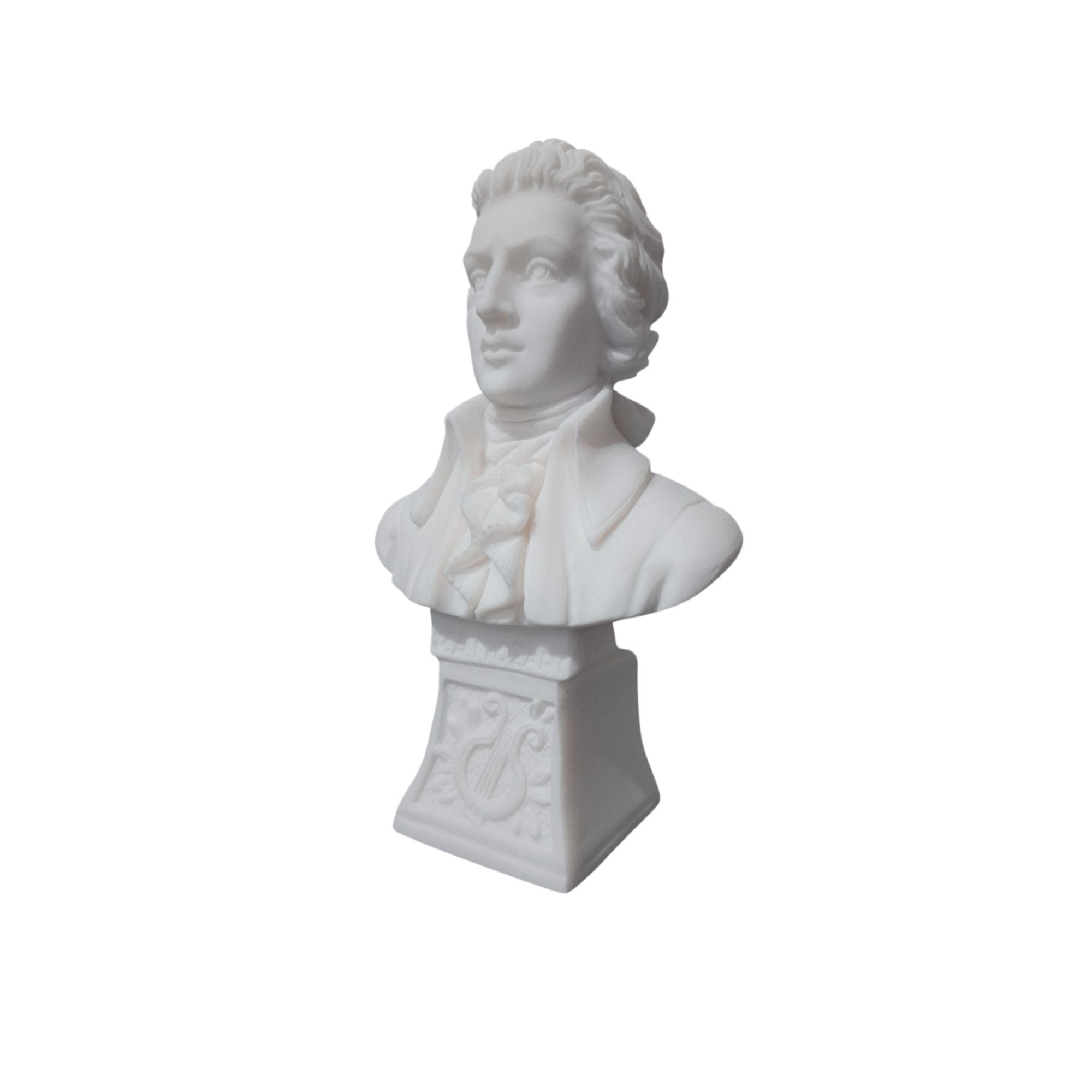 Wolfgang Amadeus Mozart Musician Bust Statue Made of Alabaster - Etsy