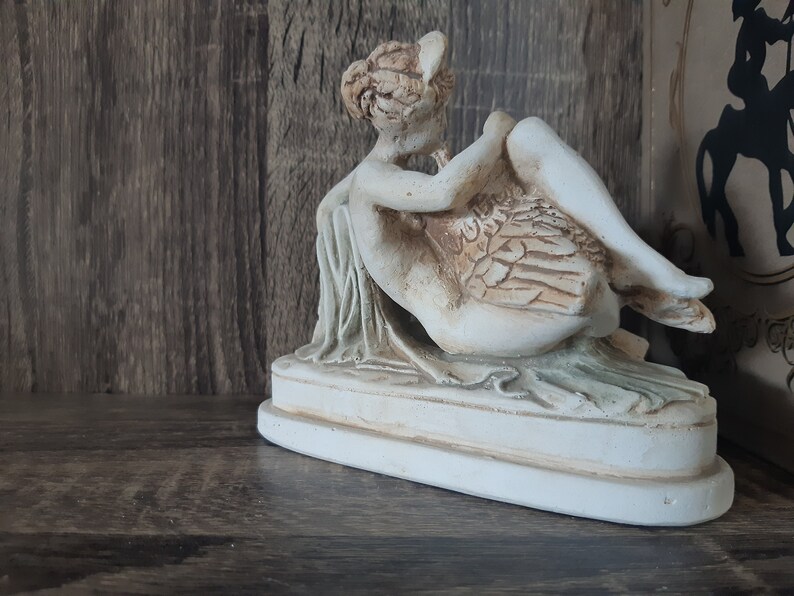 Leda Statue and the Swan Ancient Greek Mythology Handmade | Etsy