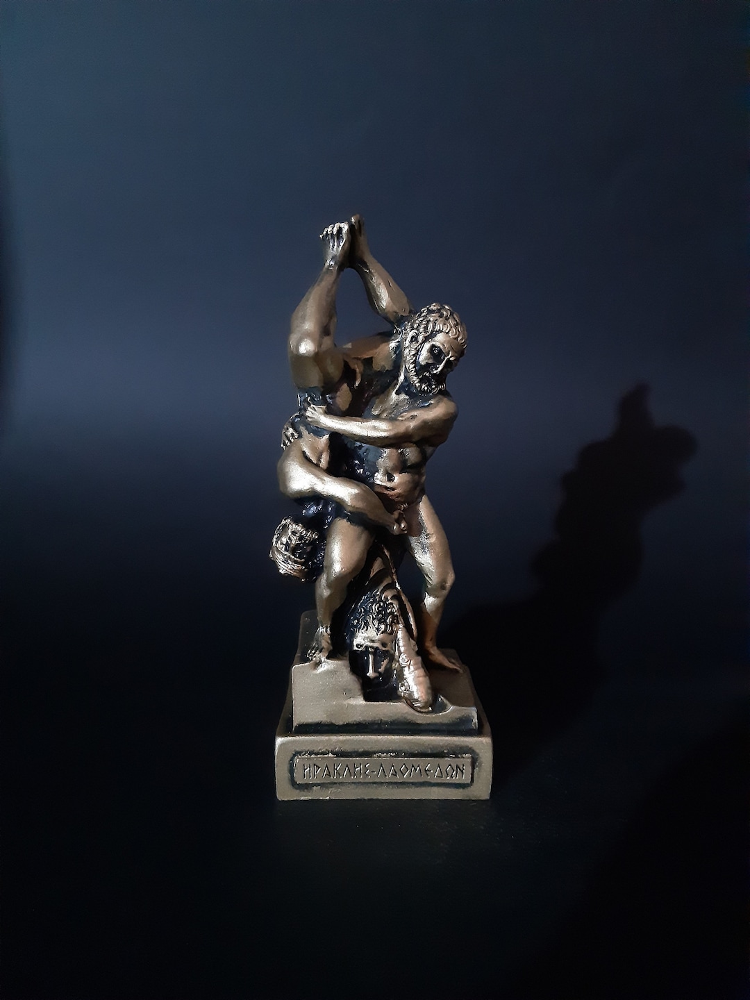 Hercules and Diomedes Museum Replica Sculpture Greek Handmade Alabaster ...