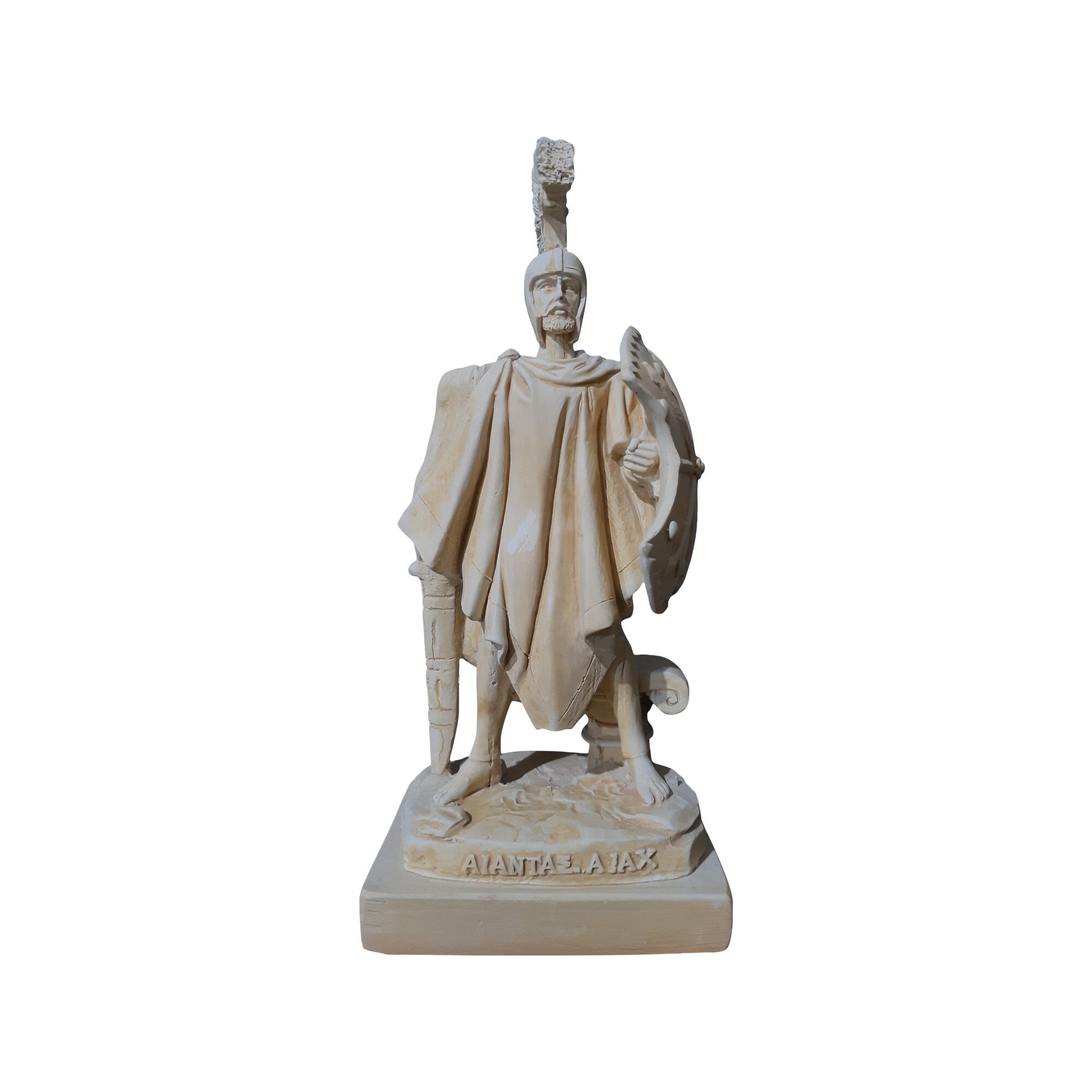 Ajax Statue Aiantas Greek Handmade Plaster Sculpture 25cm - Etsy UK