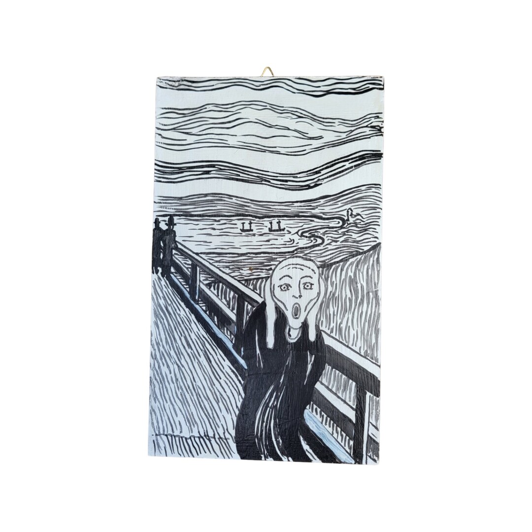 The Scream Painting Museum Copy by Norwegian Artist Edvard - Etsy