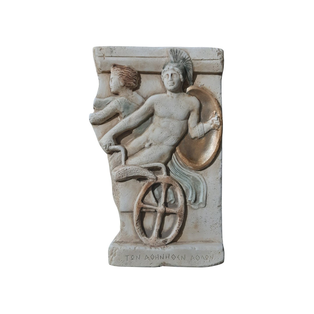 Oropos Sculpture 400bc Contest of Apobates Wall Plaque Relief - Etsy