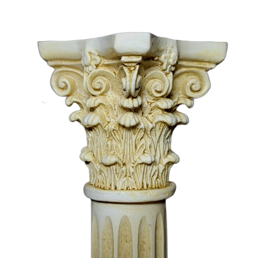 Corinthian Column Sculpture Handmade Marble Statue - Etsy
