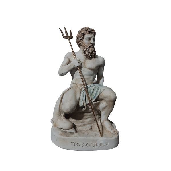 Poseidon Statue - Etsy