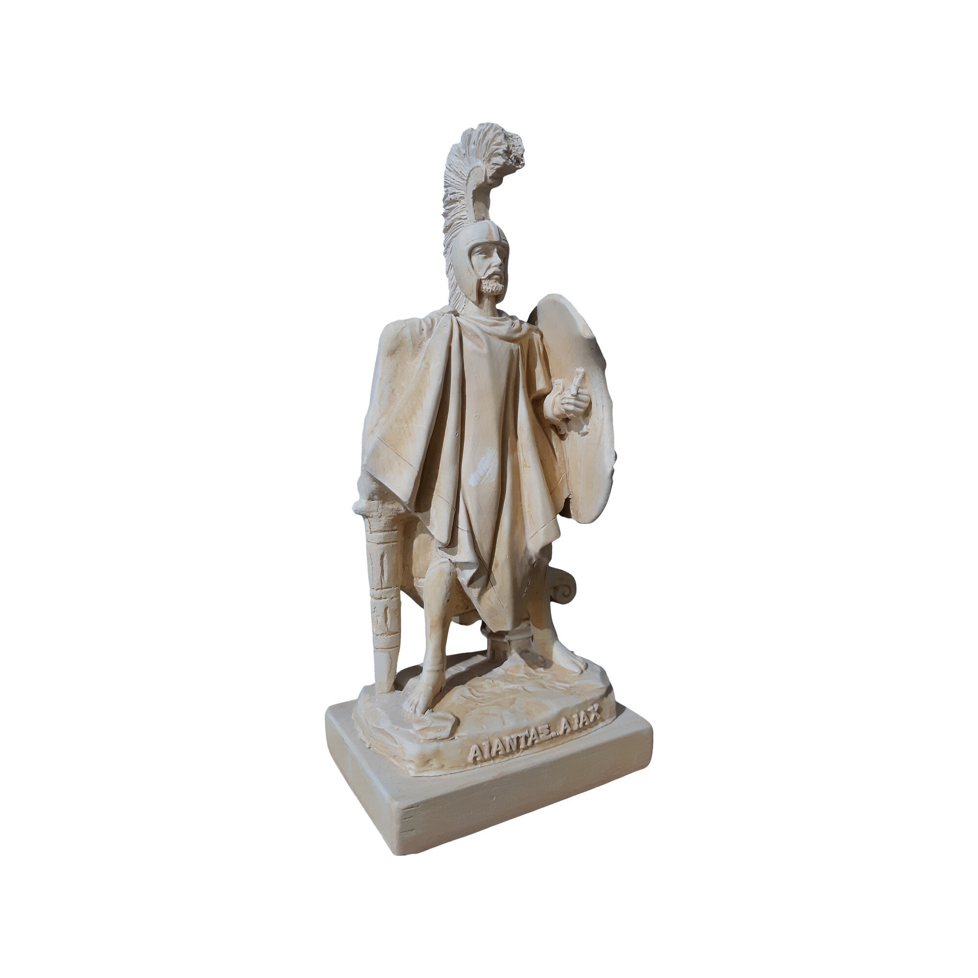 Ajax Statue Aiantas Greek Handmade Plaster Sculpture 25cm - Etsy UK