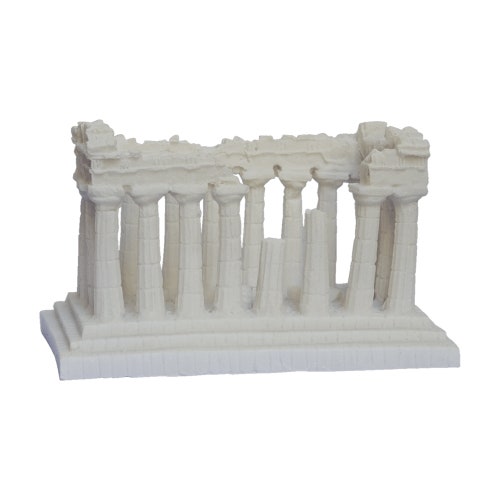 Parthenon Temple Acropolis Sculpture Handmade Alabaster - Etsy