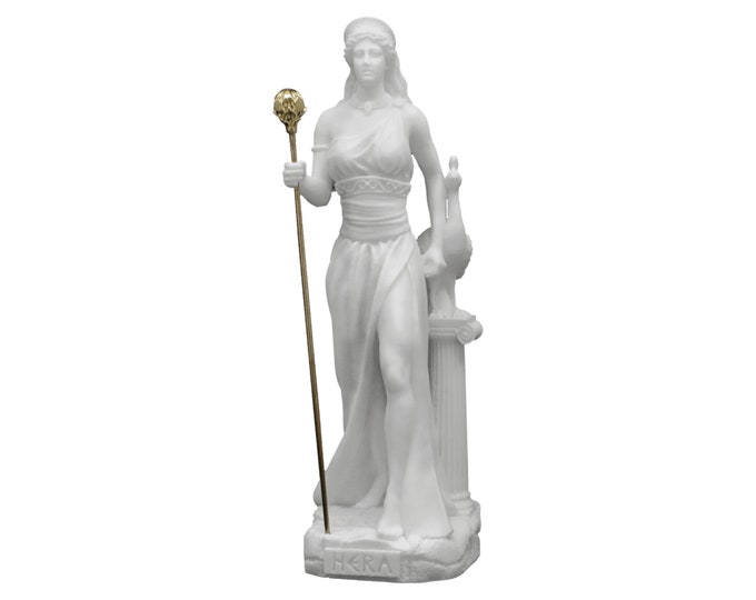 Hera Goddess Statue Greek Roman Handmade Alabaster Sculpture - Etsy