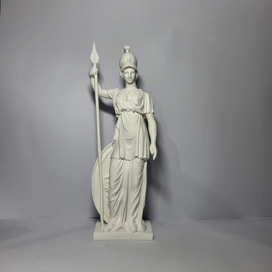 Minerva Goddess Statue White Color Exact Copy Sculpture 30cm - Etsy