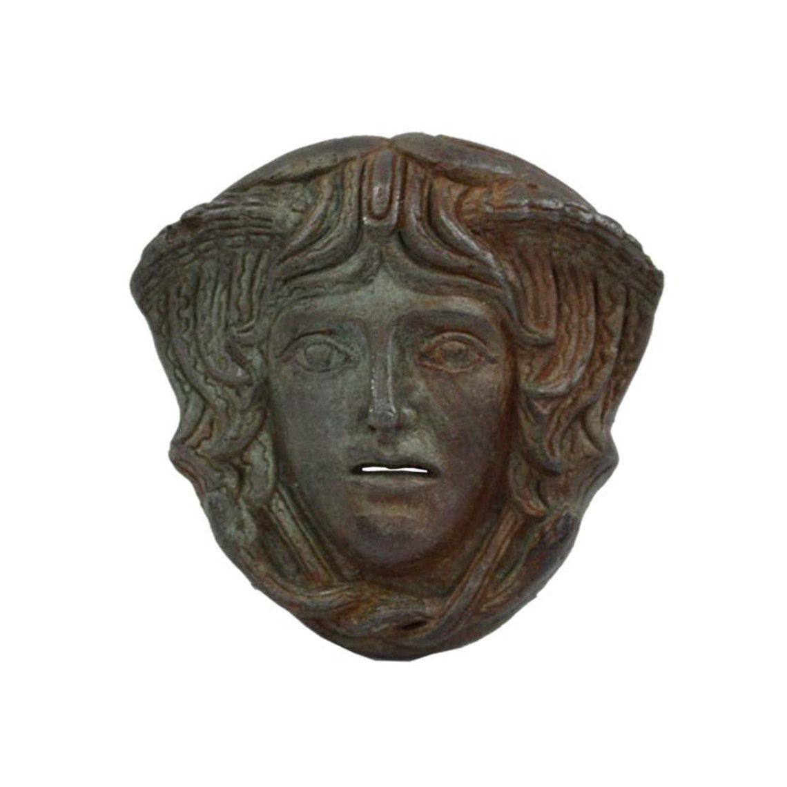 Medusa Gorgon Mask Head Sculpture miniature Greek Handmade - Etsy