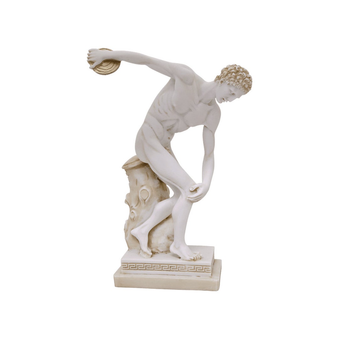 Discobolus of Myron Sculpture Marble Greek Handmade Archaic Museum ...