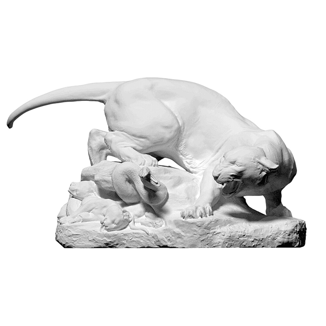 Lioness and Snake Battle Statue Handmade Marble Exact Copy Sculpture - Etsy