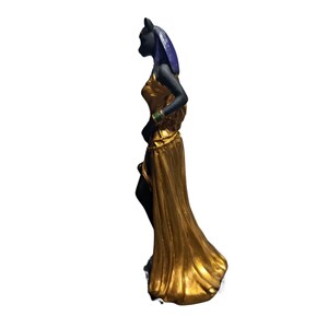 Bastet Statue Egyptian Goddess Mini Resin Bronzed Sculpture - Etsy