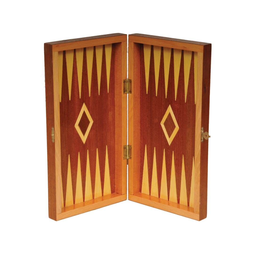 Backgammon Set Greek Handmade Wood - Etsy