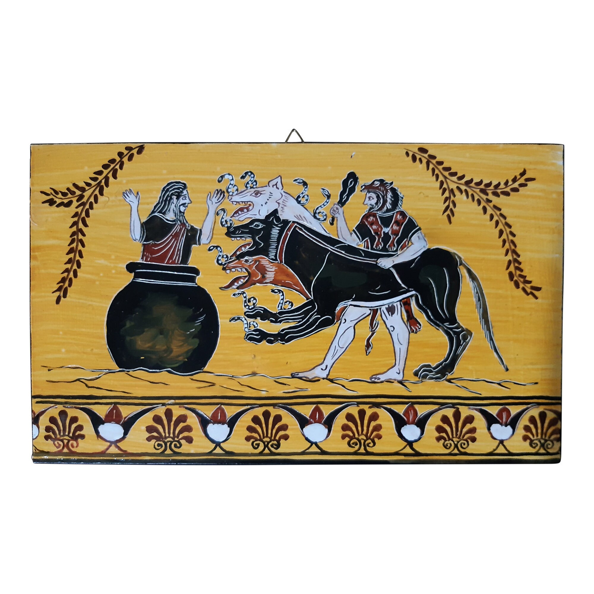 Hercules And Cerberus Painting
