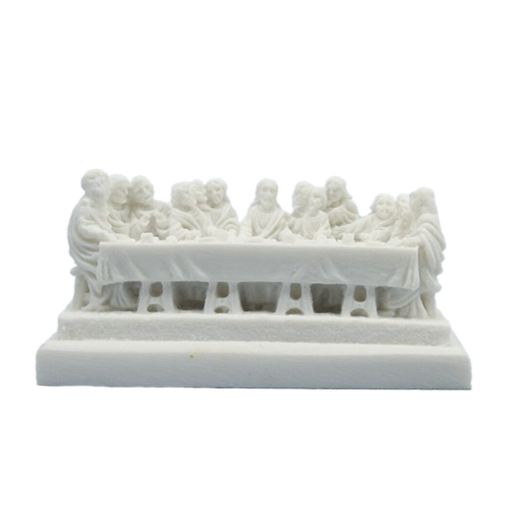 The Last Supper Sculpture Marble Greek Handmade Religious Statue 6cm - Etsy