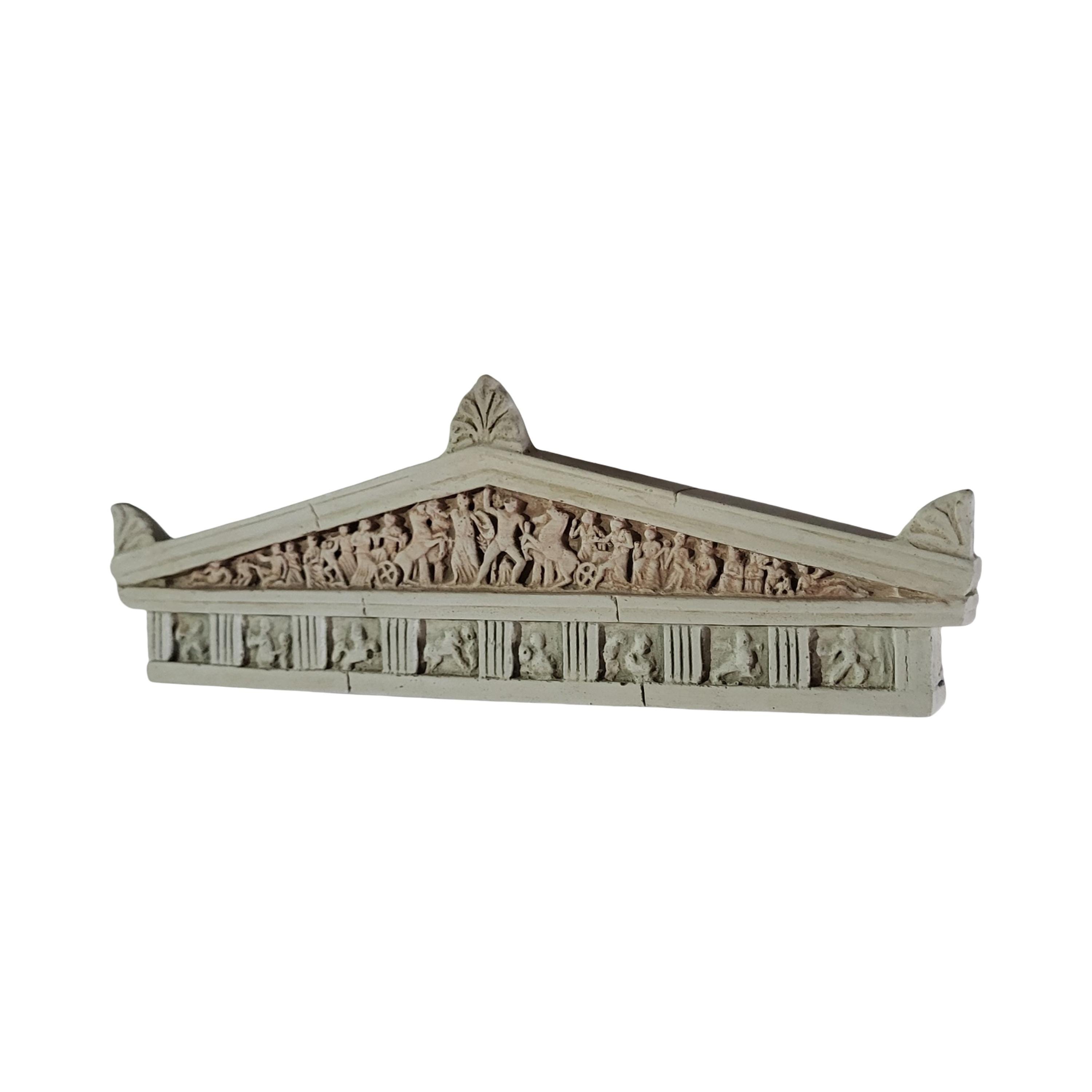 Greek Pediment Relief Sculpture From Ancient Temple Frieze Parthenon ...