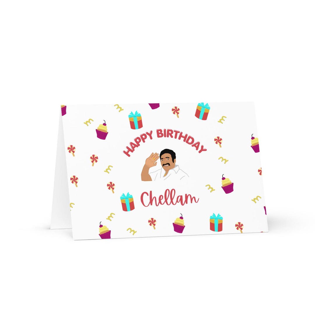 Happy Birthday Chellam Greeting Card - Etsy